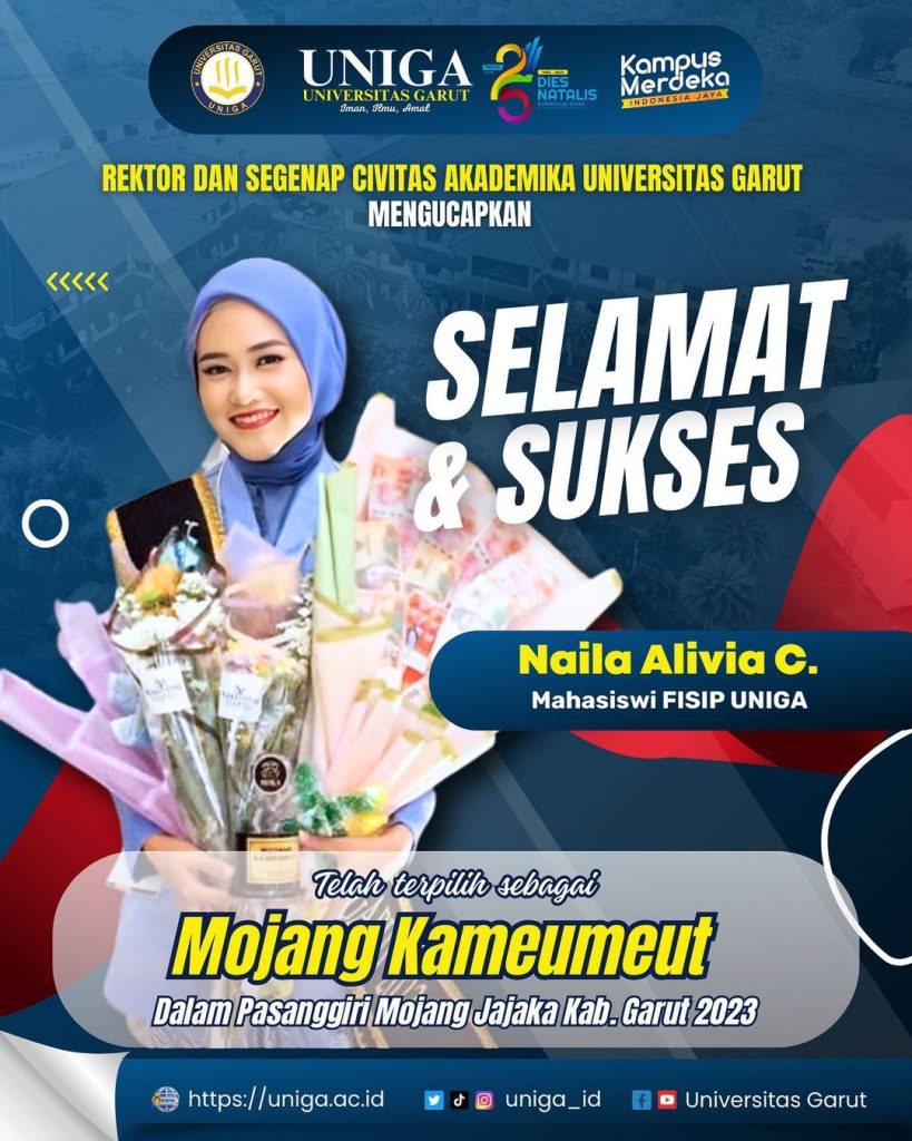 Mahasiswi FISIP UNIGA Telah Terpilih Sebagai Mojang Kameumeut Dalam ...