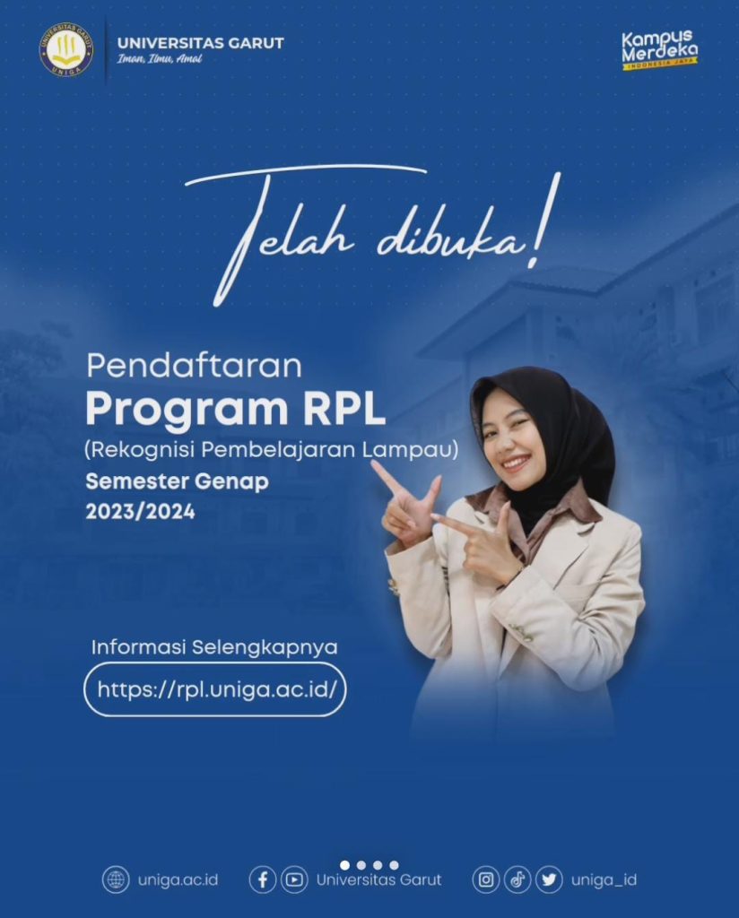 Telah Dibuka! Pendaftaran Program RPL (Rekognisi Pembelajaran Lampau ...